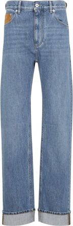 Bottega Veneta Femme, Jeans, Bleu, Taille: 36 FR Cotton Jeans