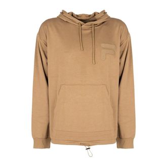 Fila Homme, Sweatshirts et sweats à capuche, Brun, Taille: M Sweat à capuche ample