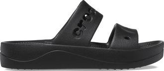 Crocs Herren Baya Platform Sandal Sandalen, Black, 42/43 EU