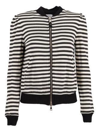 Moschino sweat à rayures - Blanc