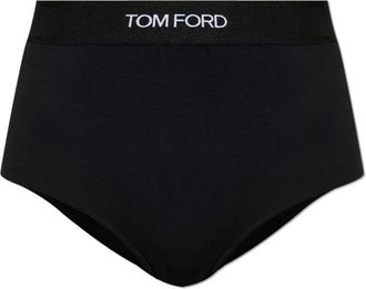 Tom Ford Femme, Sous-v&ecirc;tements, Noir, Taille: 42 FR Modal Signature Briefs