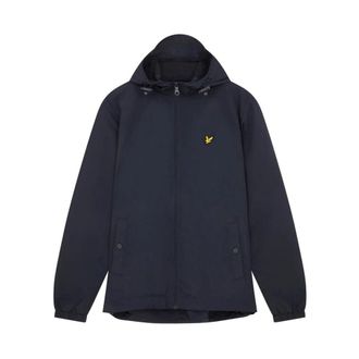 Lyle & Scott Homme, Vestes, Bleu, Taille: 2XL Veste &agrave; capuche polyvalente