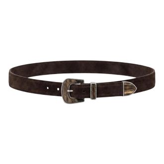 Alberto Luti 696/35 Wildlederg&uuml;rtel - - Accessories - Herren - Braun - 105 CM