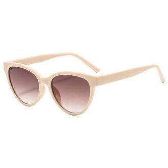 Generic Lunettes De Soleil Tendance For Hommes Et Femmes En Plein Air, UV400 For La Conduite Les Vacances(Beige)