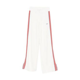 Autry Logo-Print Baumwoll-Sweathose - - Trousers - Damen - Wei&szlig; - S