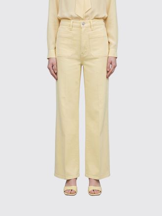 Frame Denim Jean The Anchor taille mi-haute &agrave; jambe large en denim