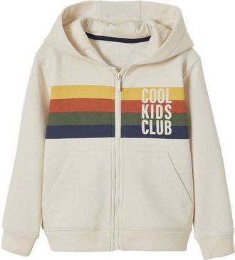 Vertbaudet Sweatjacke Jungen Kapuzensweatjacke COOL KIDS CLUB