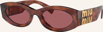 Miu Miu Sonnenbrille Mu 11ws braun
