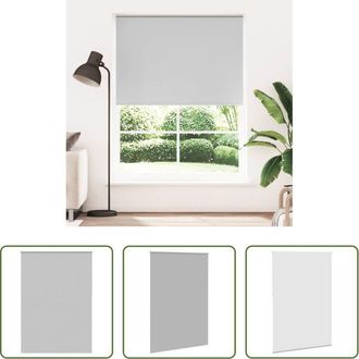 vidaXL vidaXL Fensterrollos - Verdunkelungsrollo 164,4 x 230 cm, Stoffbreite 160 cm, grau