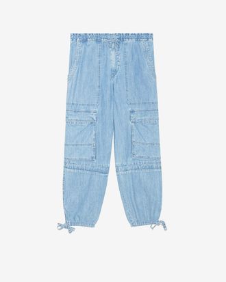 Isabel Marant Pantalon Ivy - Femme - Bleu - Taille 36 - Marant &Eacute;toile
