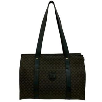 Celine Pre-owned Macadam Triomphe Leder Tote Bag - - Pre-owned - Damen - Schwarzk - ONE SIZE