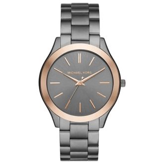 Michael Kors MK8576 Slim Runway Unisex 44 mm Gunmetal Uhr