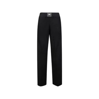 Elisabetta Franchi Damen, Hosen, Schwarzk, MGr&ouml;&szlig;e