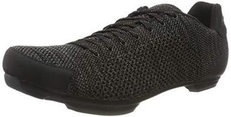 Giro Hommes République R Knit de Cyclisme sur Route Chaussures - Noir/Charbon Heather, 41