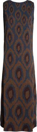 Akep Femme, Robes, Multicolore, Taille: 40 FR Long Knit Dress