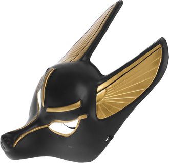 NUOBESTY &Auml;gyptische Anubis Maske Maskenball Maskeraden Halloween Party Cosplay Maske f&uuml;r Erwachsene Festival Kost&uuml;m Mottoparty Zubeh&ouml;r