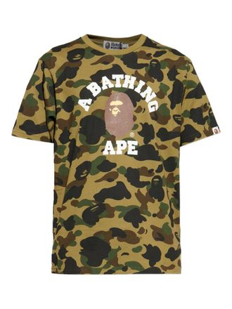 A Bathing Ape t-shirt &agrave; imprim&eacute; camouflage - Vert