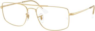 Ray-Ban unisex, Accessoires, Jaune, Taille: 56 MM Rx6579 Optical Frame