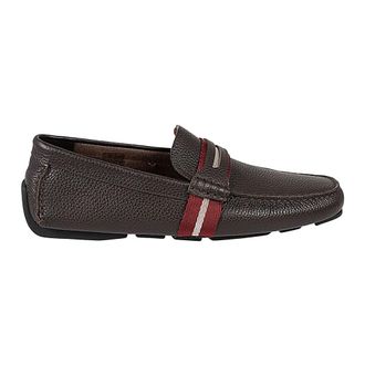 Bally Bequeme Slip-On Loafers f&uuml;r M&auml;nner - - Shoes - Herren - Braun - 44 1/2 EU