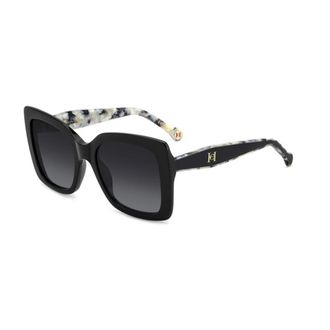 Carolina Herrera Authentiques Lunettes de Soleil &Eacute;l&eacute;gantes Qualit&eacute; Premium - Femme - Accessoires - Noir - Taille: 54 MM