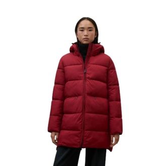 Ecoalf Marangu Coat - - Jackets - Damen - Rot - S