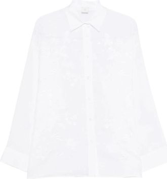 Eleventy Femme, Blouses et Chemises, Blanc, Taille: 36 FR Chemises