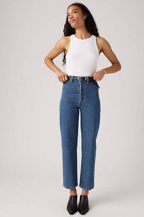 Levi's Jean Ribcage Western Yoke - Femme - Bleu / Valley View Stone - 23X27