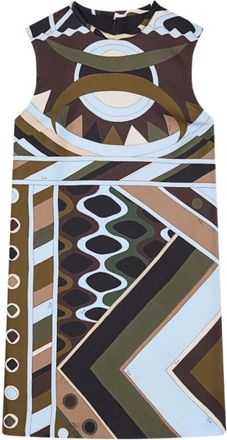 Pucci Femme, Robes, Multicolore, Taille: 38 FR Abito in seta stampa Vivara