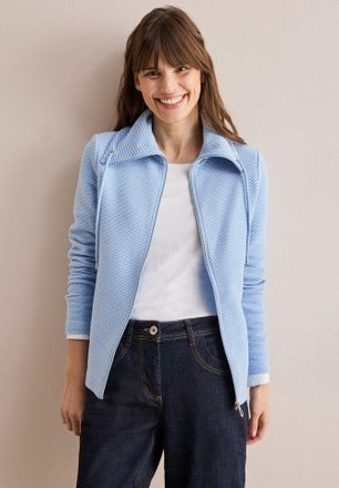 Cecil Cardigan mit Tunnelzugband am Kragen