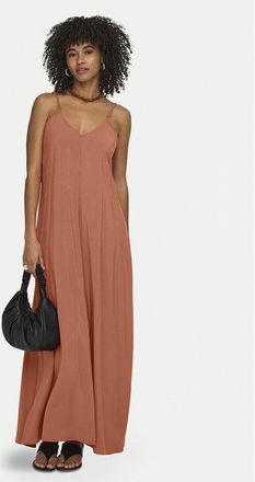 Only Sommerkleid Madeli 15371094 Orange Regular Fit