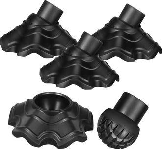 Valiclud 4 St&uuml;ck rutschfeste Verschlei&szlig;feste Stuhlbeinkappen aus Robustem Material Schutzkappen f&uuml;r Klappstuhl Campingstuhlbeine Bodenschoner f&uuml;r Drinnen und D