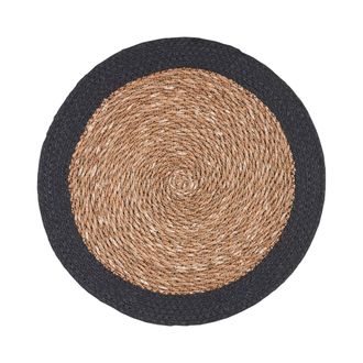 Butlers Platztset Rand 38cm aus Seegras & Jute doppelseitig -Sauvage- abwaschbares Tischset für den gedeckten Tisch | Platzdeckchen schmutzabweisende Tischmat