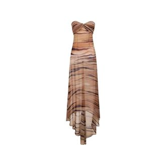Elisabetta Franchi Femme, Robes, Multicolore, Taille: 44 FR Robe Tapis Rouge