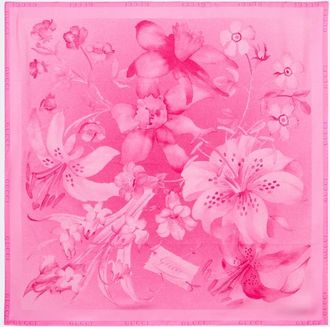 Gucci Tuch Gucci Flora aus Seiden-Twill