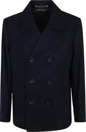 Paul Smith Pea Coat - Homme - Manteaux - Bleu - Taille: L