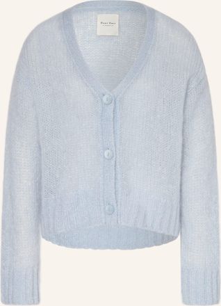Part Two Strickjacke Aus Mohair blau