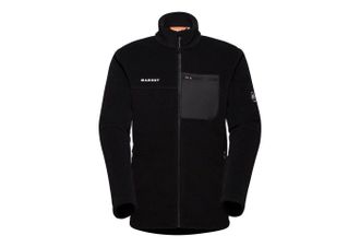 Mammut Fleecejacke Innominata ML Jacket mit andersfarbigem Kragen- und Brustbereich