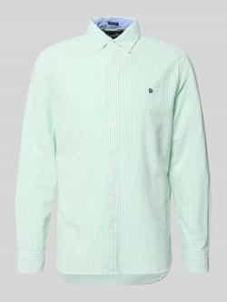 Superdry Regular Fit Freizeithemd mit Logo-Stitching
