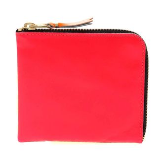 Comme Des Gar&ccedil;ons Homme, Accessoires, Rose, Taille: ONE Size Super Fluo Small Zip Wallet