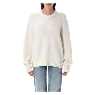 Khaite Femme, Pulls, Beige, Taille: 40 FR Pull en Cachemire Col Rond Glaze Aw25
