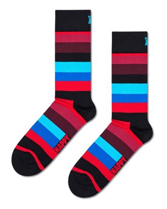 Happy Socks Socken mit Ringelstreifen aus gek&auml;mmter Baumwolle in