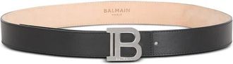 Balmain Femme, Accessoires, Noir, Taille: 115 CM Smooth leather B-Belt