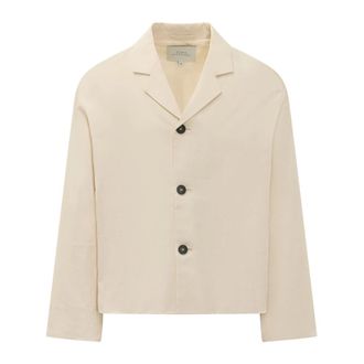 STUDIO NICHOLSON 3 Button Jacket - - Jackets - Herren - Wei&szlig; - XS