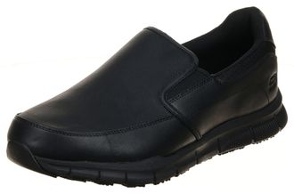 Skechers Nampa-Groton, Herrenschuhe f&uuml;r Gesundheitswesen und Gastronomie, Schwarz, 10.5 Wide