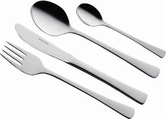 Solex Kinderbesteck Karina Kids 4tlg, Edelstahl, Silber, 14 x 2 x 1 cm