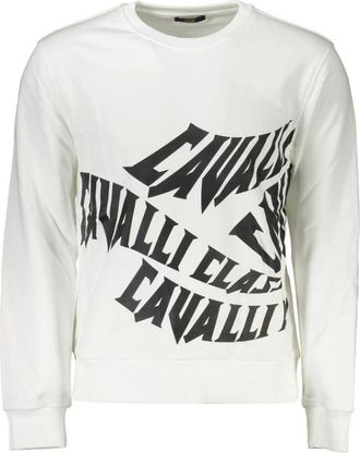 Cavalli Herren, Sweatshirts & Hoodies, Wei&szlig;, XLGr&ouml;&szlig;e