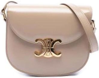 Celine Pre-owned Sac bandouli&egrave;re Clea - Femme - Pre-owned - Beige - Taille: ONE Size