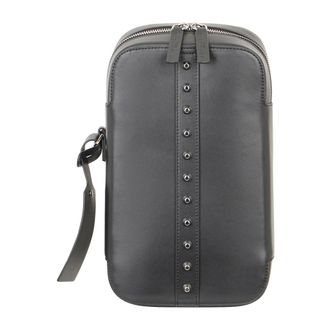 John Richmond Sac Bandouli&egrave;re avec Clous Appliqu&eacute;s - Homme - Sacs - Noir - Taille: ONE Size
