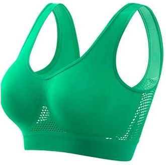 Generic CHJAN - Soutien-gorge grande taille pour femme, style d&eacute;contract&eacute;, pour la course &agrave; pied, le fitness, le yoga, la beaut&eacute;, le sport, sans bords en acie
