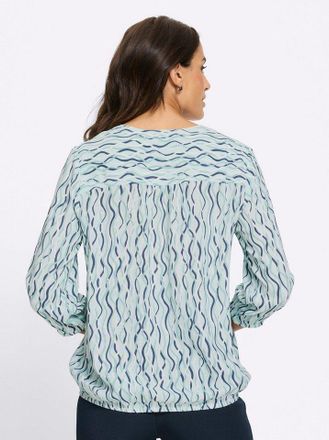Witt Klassische Bluse Druck-Bluse 3/4-Arm